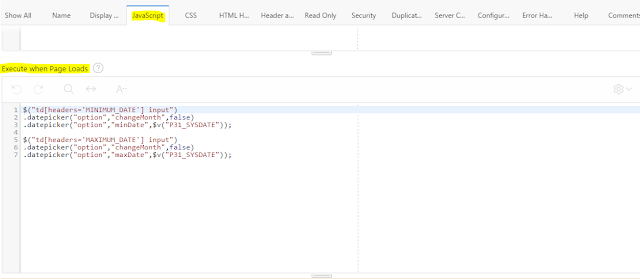 Minimum Date And Maximum Date For A Date Picker In A Tabular Form Doyensys Blog