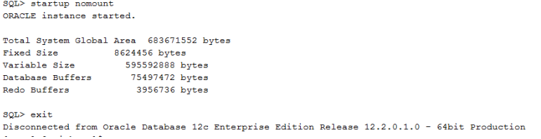 Restore Using Rman To Create Oracle 12c Database On