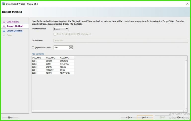 Importing Excel Data To Oracle Table Using Sqldeveloper Doyensys Blog