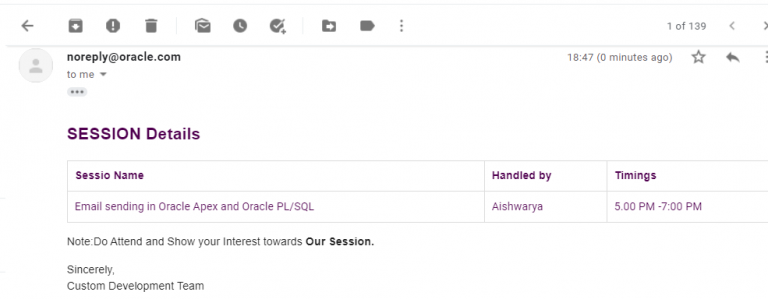 Sending Email Using Oracle Apex And Plsql With Examples Doyensys Blog 6983
