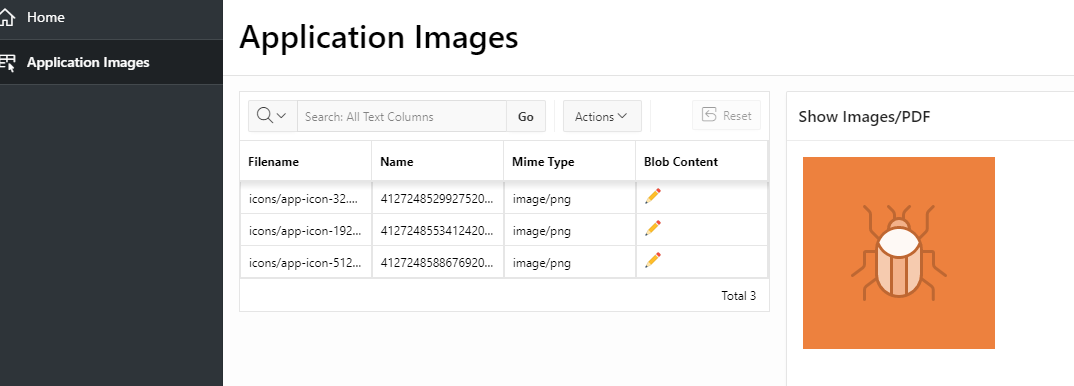 Display Imagepdf From Blob In Interactive Grid Using Oracle Apex Url Type Region Doyensys Blog
