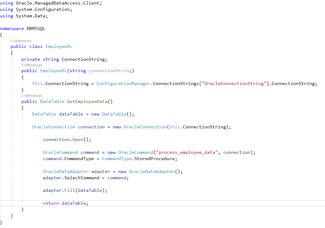 Using Dbmssqlreturnresult In Oracle Pl Sql And C Doyensys Blog