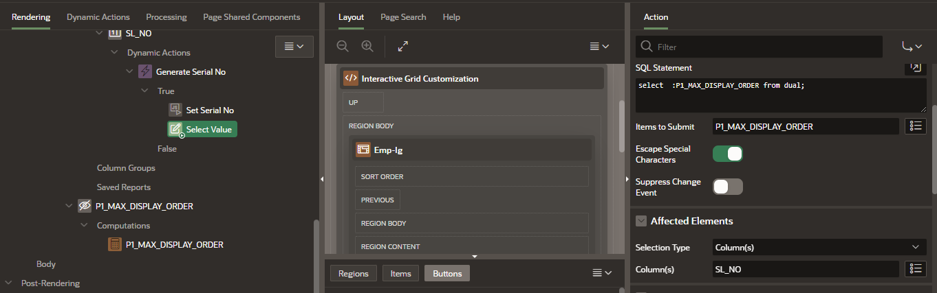 Autonumber Generation For Serial Column Without Sequence In Interactive Grid Using Javascript