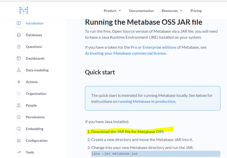 Metabase Installing In Oracle Database Doyensys Blog