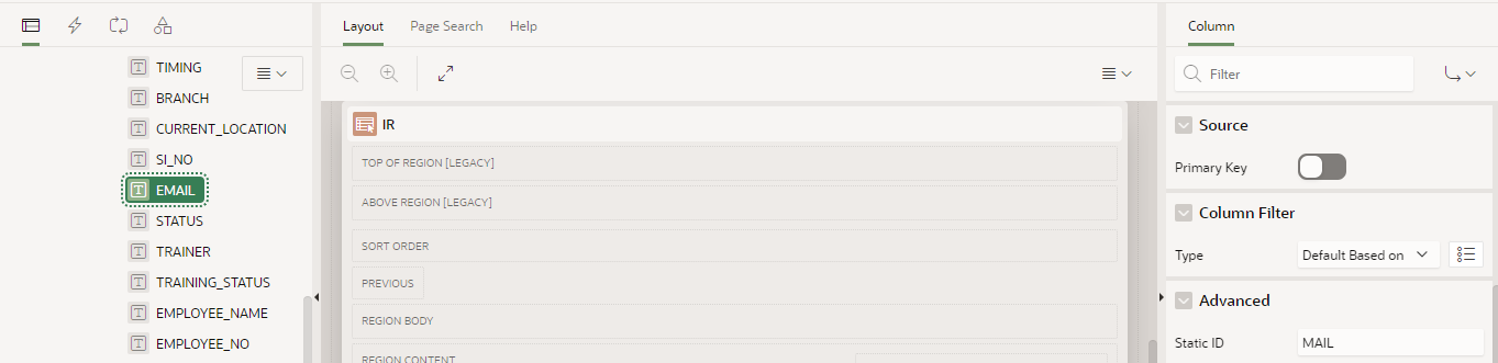 How To Create Custom Shortcuts For Interactive Repot Fields In Oracle Apex Doyensys Blog