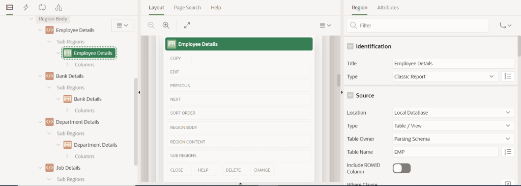 Expand And Collapse Multiple Classic Report Region By Using Java Script Doyensys Blog