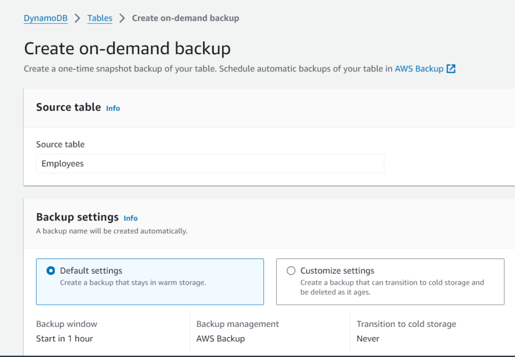 Steps To Backup Dynamo Db Doyensys Blog