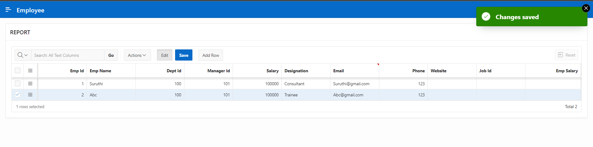 Enforcing Save Before Adding New Row In Oracle Apex Interactive Grid Using Javascript Doyensys