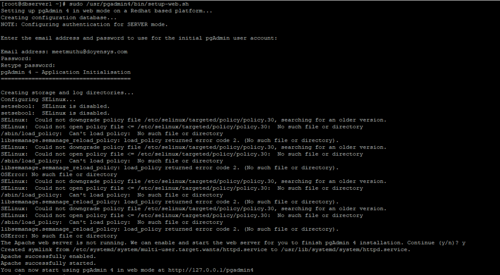 How To Install Postgresql And Pgadmin On Linux 7 Redhatcentosoracle Linux Doyensys Blog