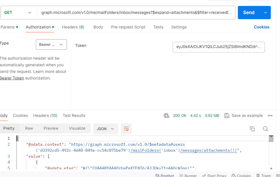 Reading Outlook Emails With Microsoft Graph Api Using Oauth 20 Authentication Doyensys Blog