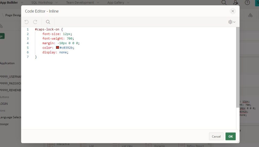 Caps Lock (On/Off) Indicator with JavaScript in Oracle APEX - Oracle ...