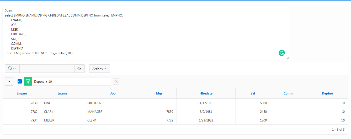Interactive Report Filter Query - Oracle Consulting Services | USA | 99 ...