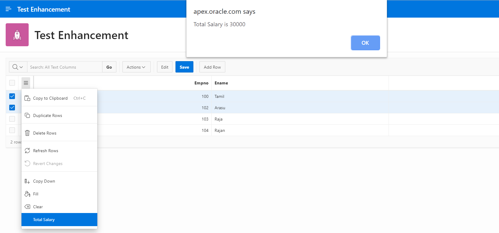 Interactive Grid Toolbar Customization -Part 2 - Oracle Consulting ...
