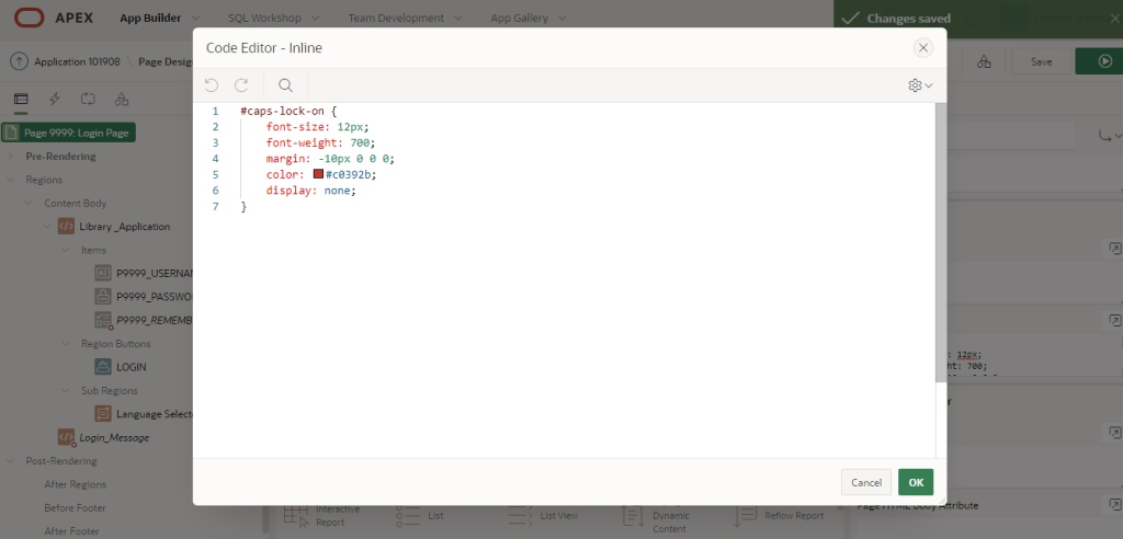 Caps Lock (On/Off) Indicator with JavaScript in Oracle APEX - Oracle ...