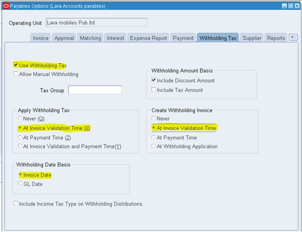 Oracle Withholding tax procedure - Oracle Consulting Services | USA ...