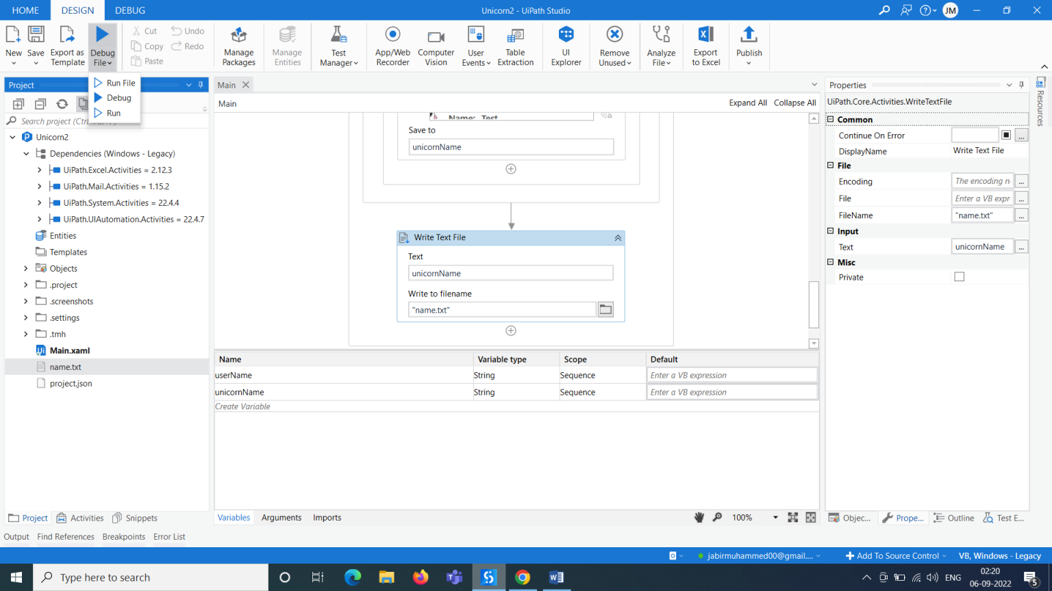 How to create and execute a bot using UI Path - Oracle Consulting ...