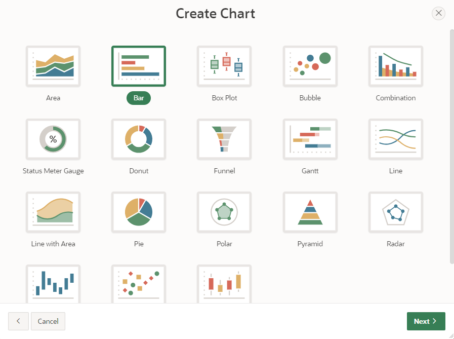 Creating Pie and Combination Charts in Oracle Apex 22.2 - Oracle ...