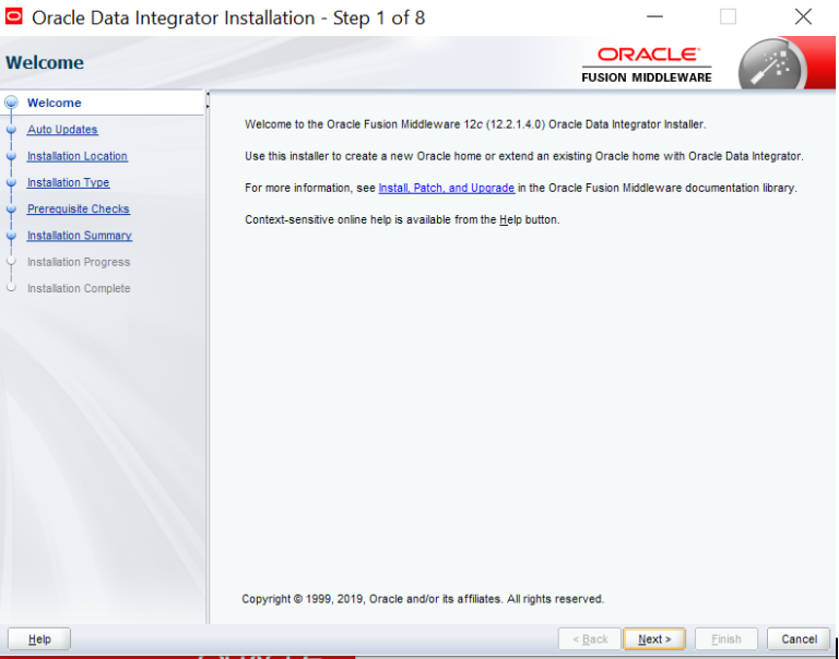 Oracle Data Integrator installation on windows - Oracle Consulting ...