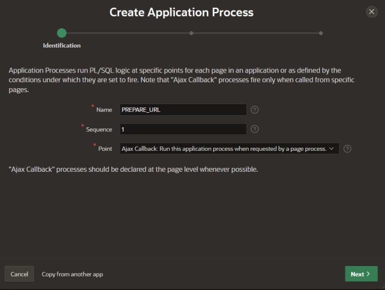 Redirecting to a popup screen using JavaScript With Parameters - Oracle ...