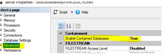 Controlling visibility of databases and server level setting by ...