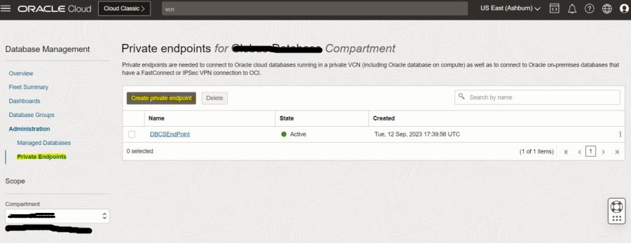 Enabling Database management and Operation insights in OCI console ...