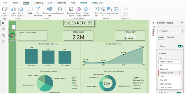 Enhancing Navigation in Power BI: How to Use Image Buttons for Seamless ...