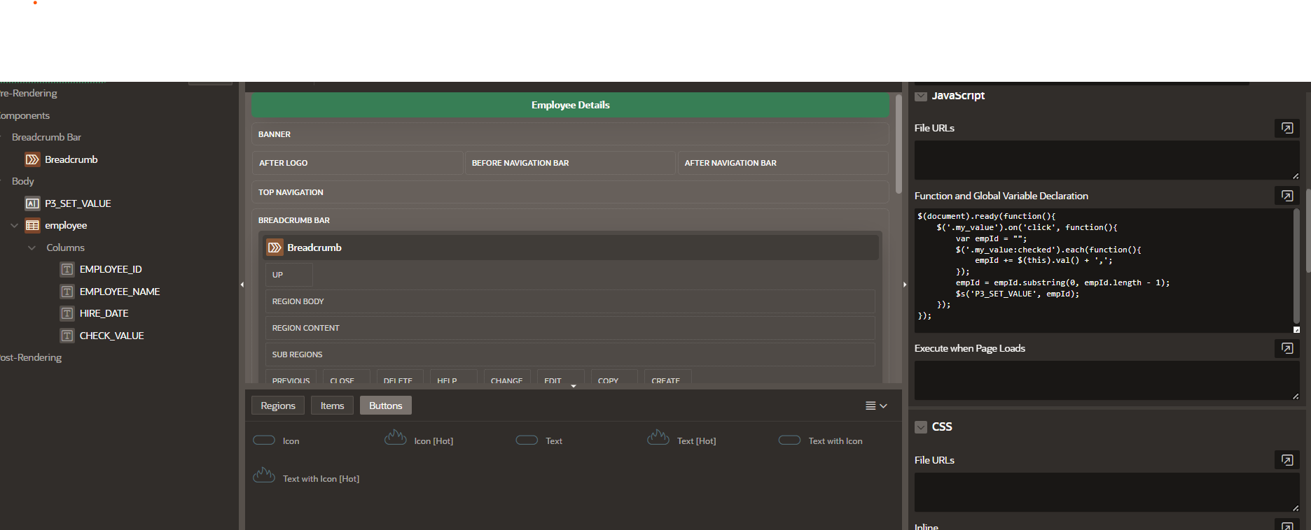 In Oracle APEX Classic Reports, Managing Checkbox Interactions using ...