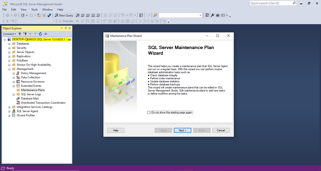 SQL Server Maintenance Plan - Oracle Consulting Services | USA | 99% ...