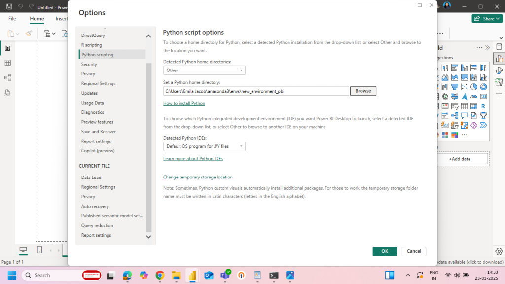Seamlessly Integrating Python with Power BI Using Anaconda: A ...