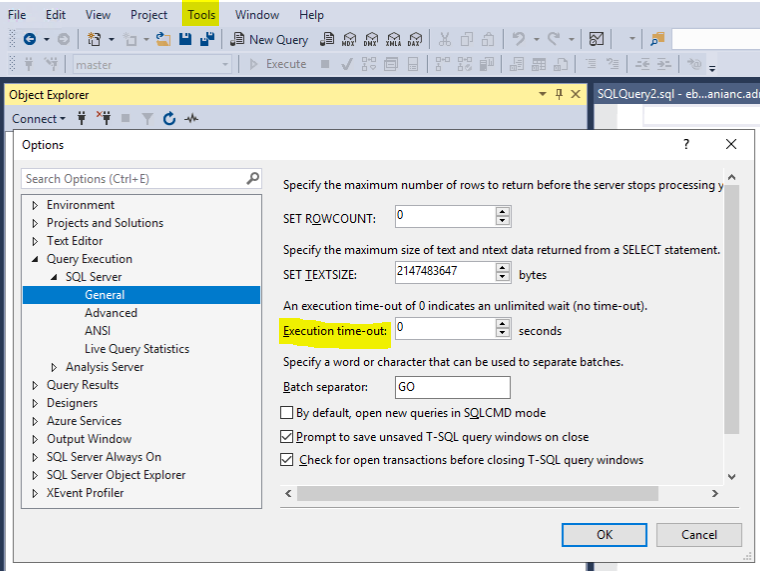 SQL Server Query/Job Timeout Expired troubleshooting - Oracle Consulting Services | USA | 99% ...